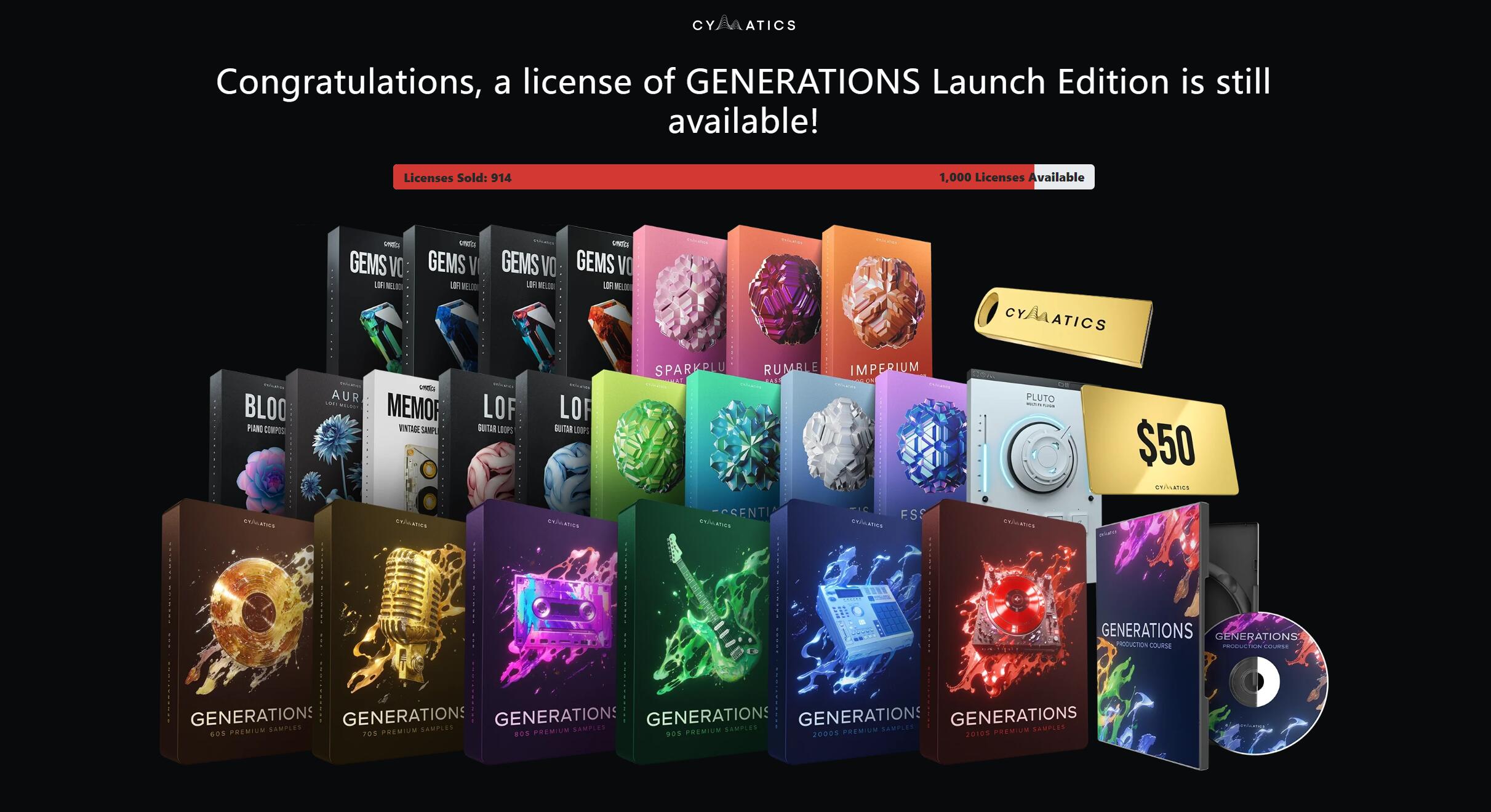 【Cymatics厂牌60年代风格采样包】Cymatics – Generations – EDMTOP.TOP